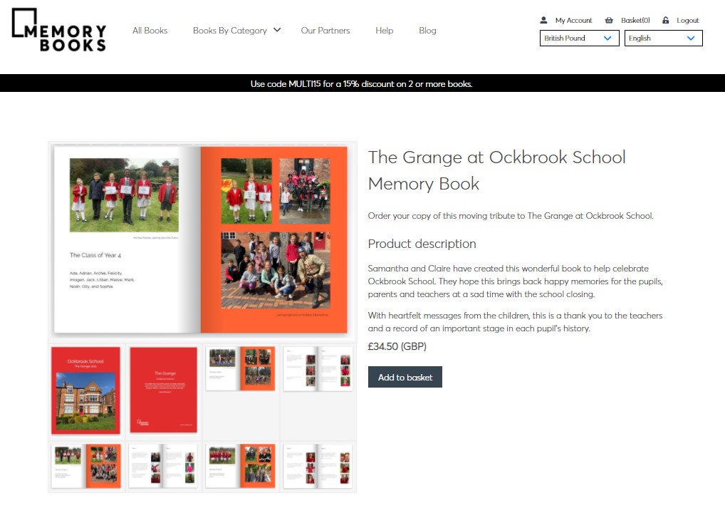 Memory Books-Make a School or College Yearbook Online